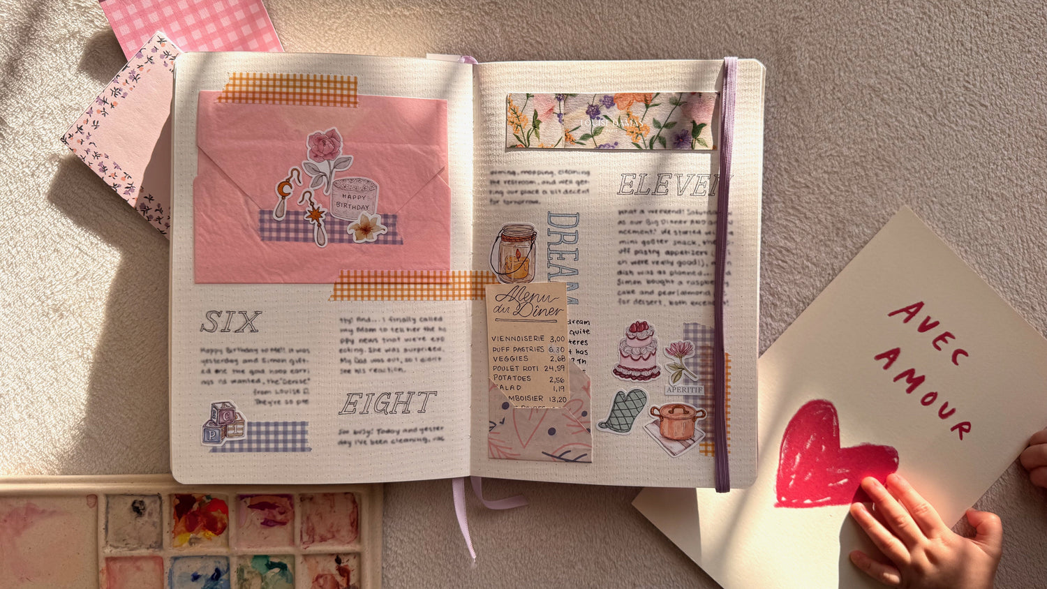 How to Keep a Pretty Journal Without Drawing : Part 2 – MELLOW DAYS