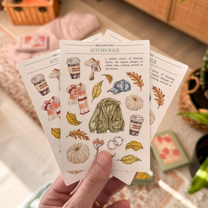 Mellow Days - Handmade Vinyl Sticker Sheets – MELLOW DAYS