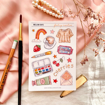 Mellow Days - Handmade Vinyl Sticker Sheets – MELLOW DAYS